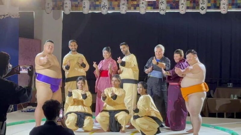 Osaka: Sumo Show with Halal Sukiyaki | The Abroad Guide